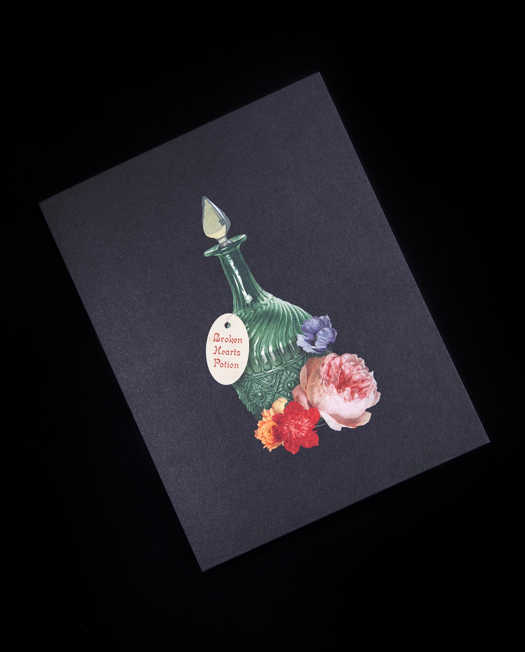 Broken Hearts Potion Greeting Card | OPEN SEA DESIGN CO.